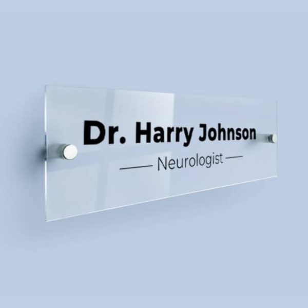 Clear Acrylic Signs – Print Early LLC
