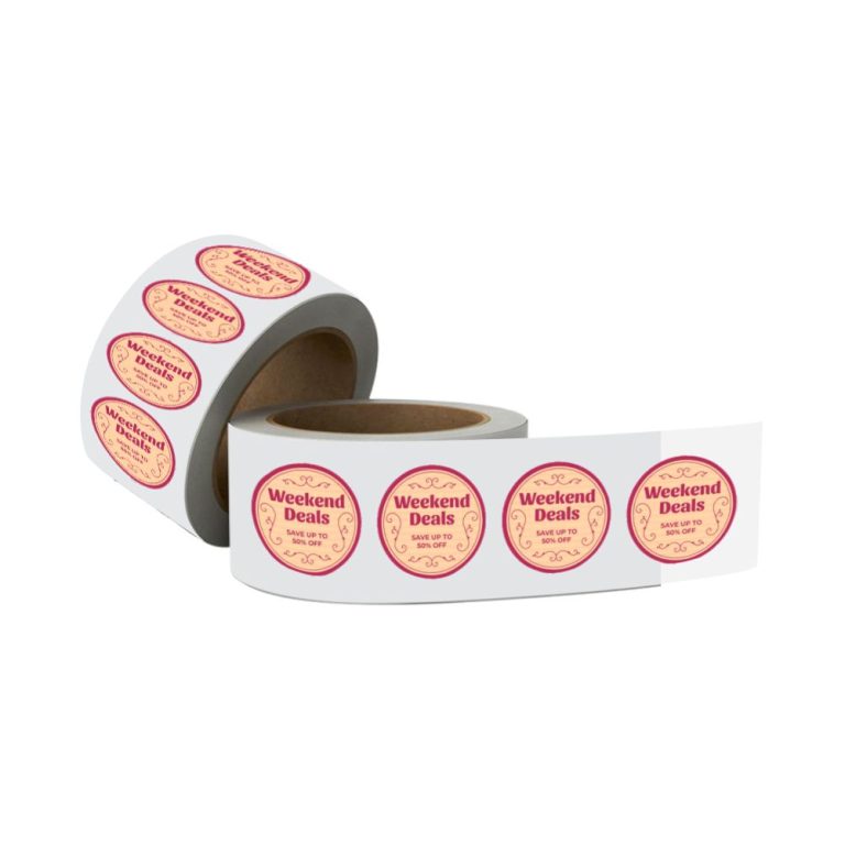 Clear BOPP Roll Labels – Print Early LLC